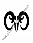 Free Vector Graphic Ram Stencil V8 - Designers Nexus
